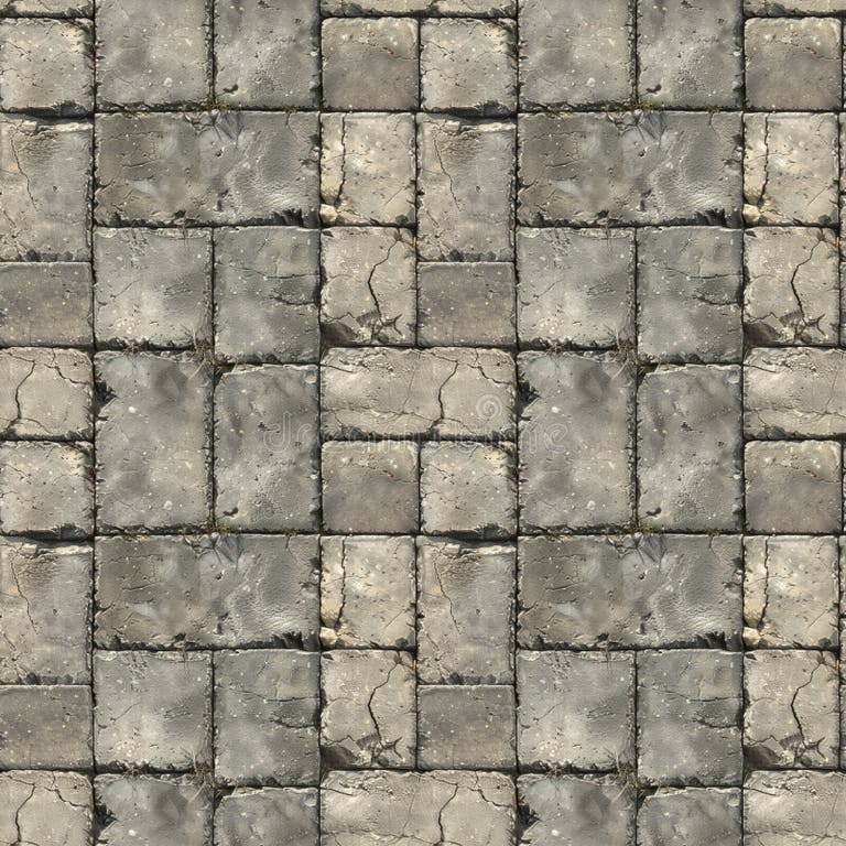 Seamless Pattern of Pavement Texture. Stock Illustration - Illustration ...