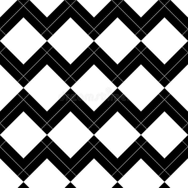 Seamless Pattern Geometric Rhombus Square on Dark Black Textile Design ...