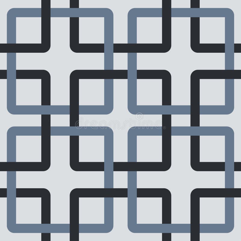 Seamless Pattern with Geometric Shapes. Abstract Drawing in the Form of ...