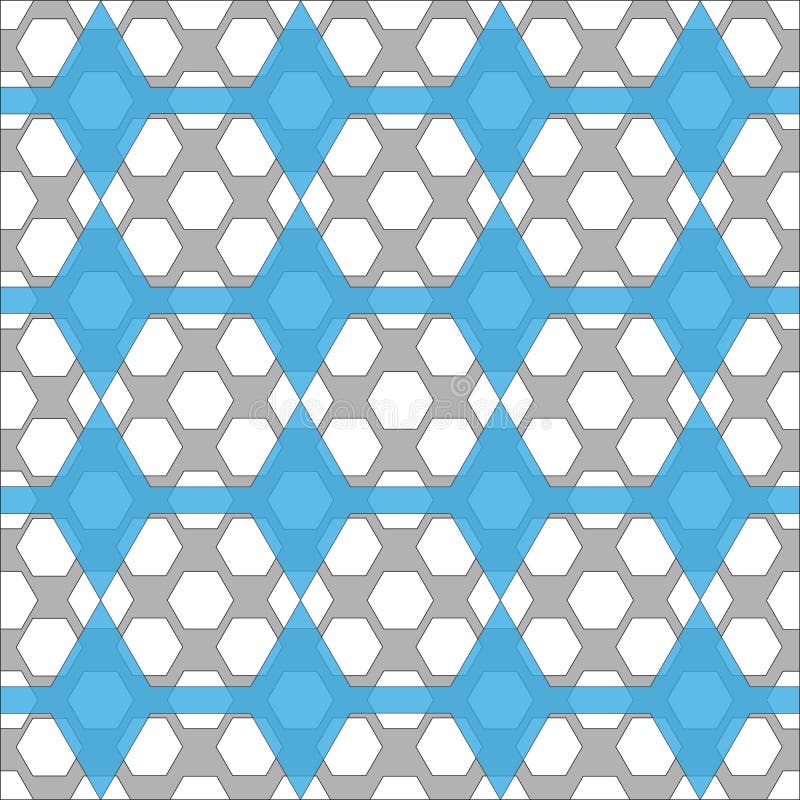 Seamless Pattern with Geometric Shapes Stock Vector - Illustration of ...