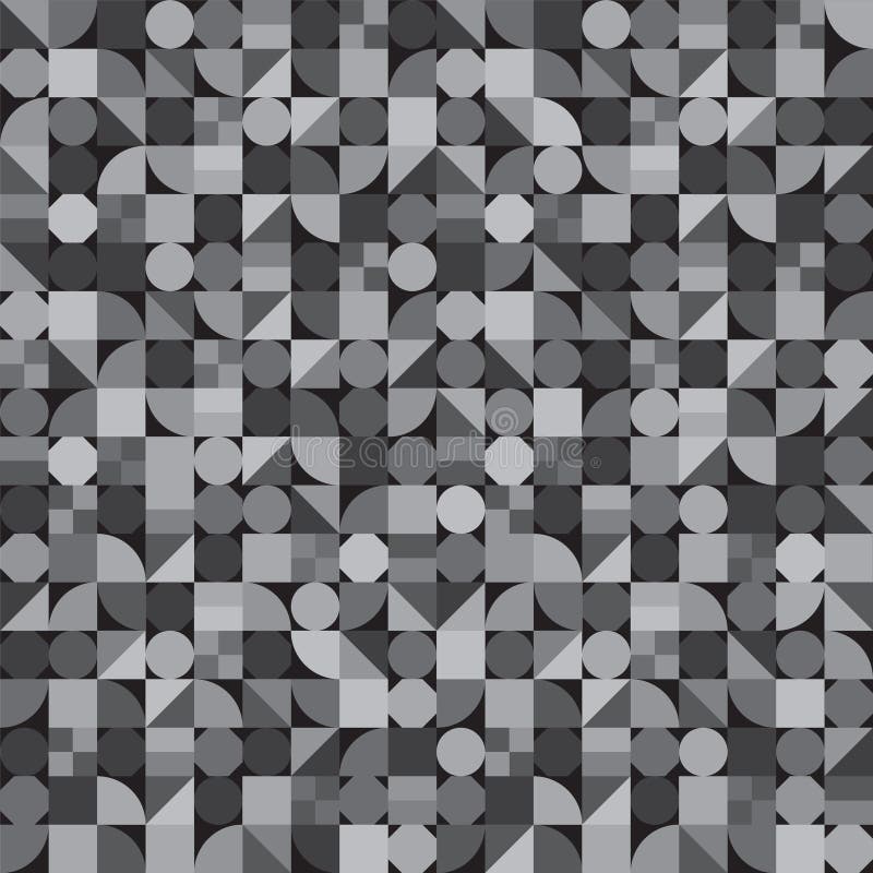 Seamless Pattern from Geometric Shapes. a Variety of Tiles Pattern ...