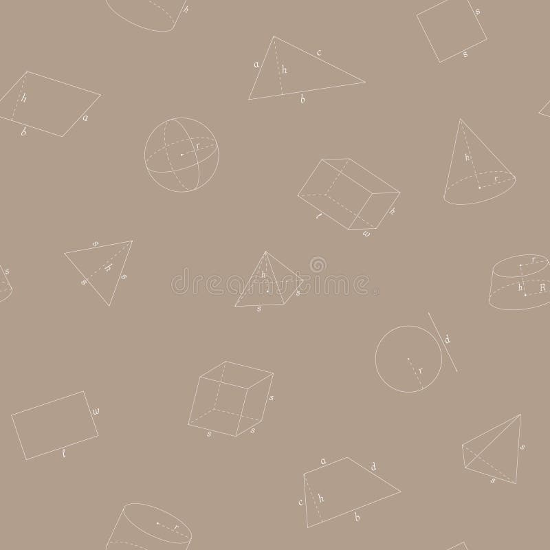 Seamless Pattern with Geometry Figure Stock Vector - Illustration of ...