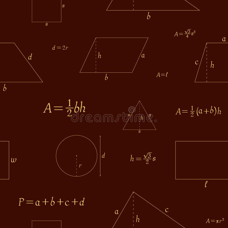 Seamless Pattern with Geometry Figure Stock Vector - Illustration of ...