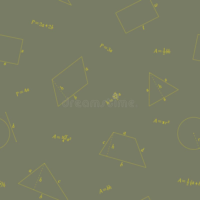 Seamless Pattern with Geometry Figure Stock Vector - Illustration of ...