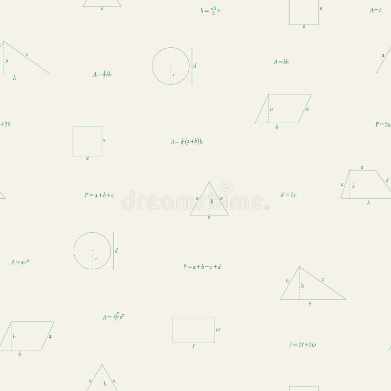 Seamless Pattern with Geometry Figure Stock Vector - Illustration of ...