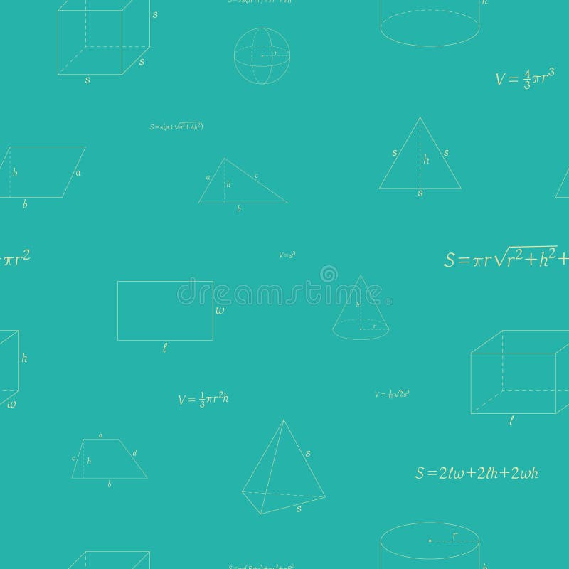 Seamless Pattern with Geometry Figure Stock Vector - Illustration of ...