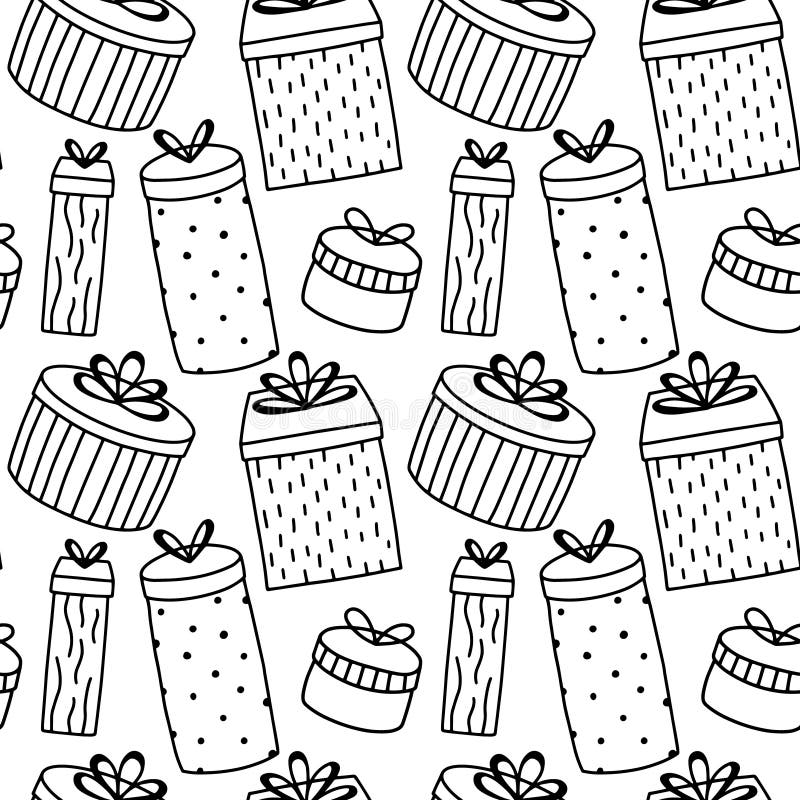 Seamless Pattern With Ts Doodle Style Stock Vector Illustration