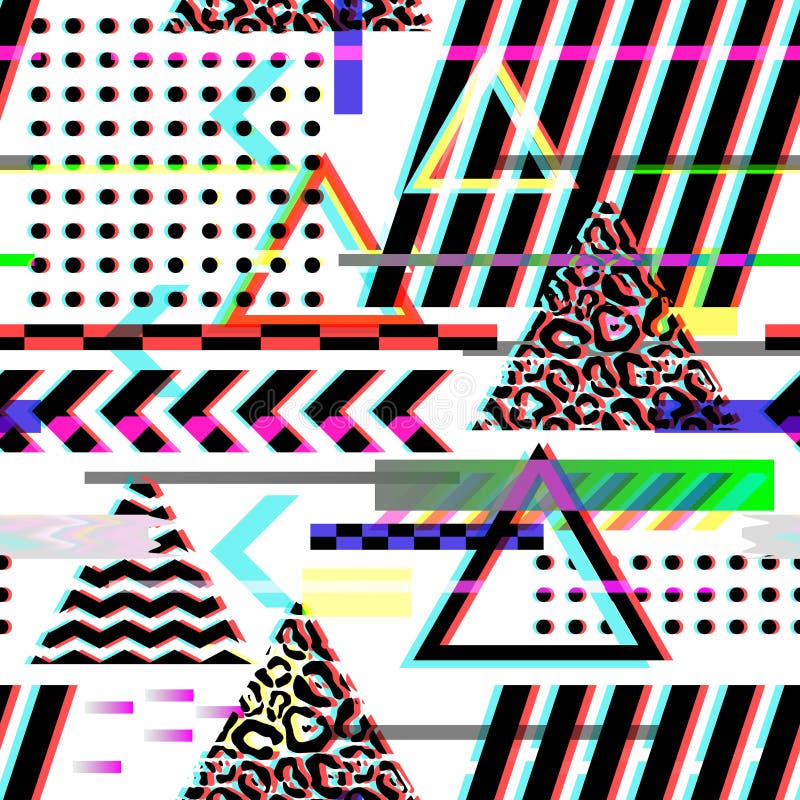 Seamless Cyberpunk Pattern Stock Illustrations – 842 Seamless Cyberpunk ...