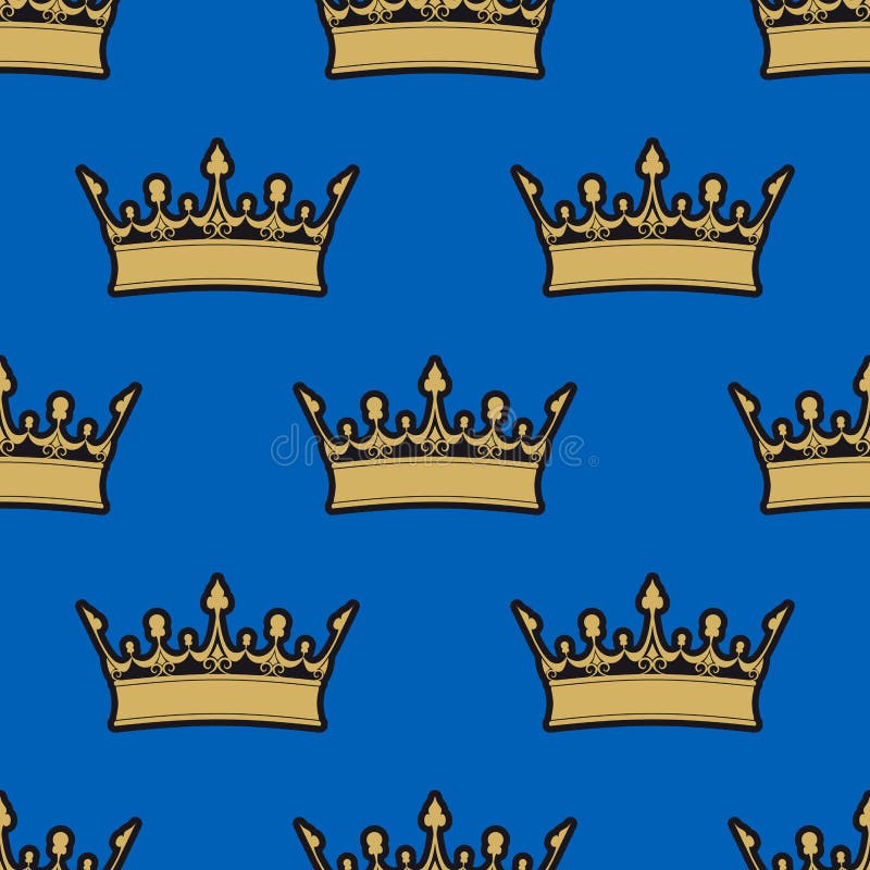 Crown border design stock vector. Illustration of design - 3470988