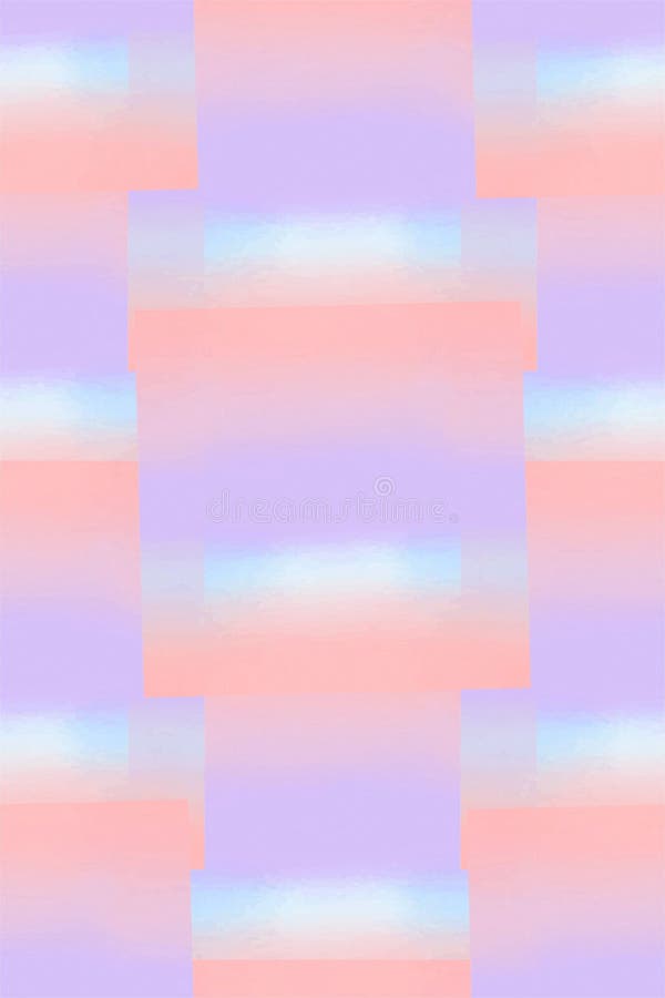 Seamless Pattern. Gradient Pastel. LED Backlight. Abstract Geometric ...