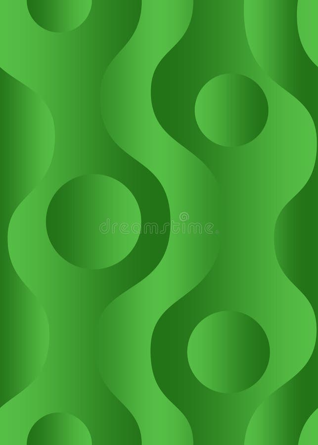 Seamless Pattern with a Green Gradient. Vector Drawing Stock Vector ...