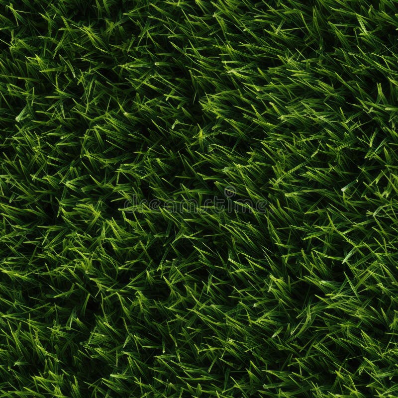A Seamless Pattern of Green Grass Lawn Stock Illustration ...