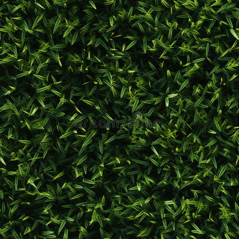 A Seamless Pattern of Green Grass Lawn Stock Illustration ...