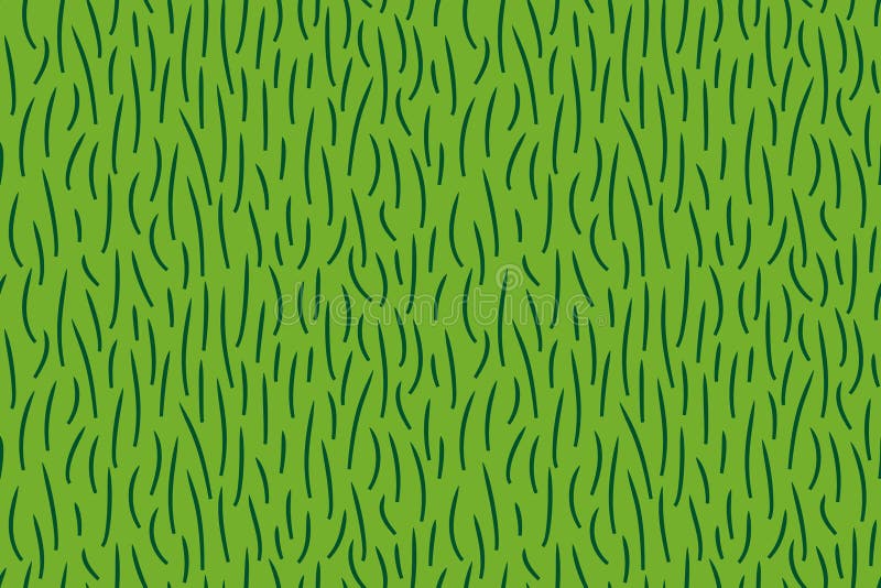 Seamless Pattern of Green Grass Stock Vector - Illustration of blades ...