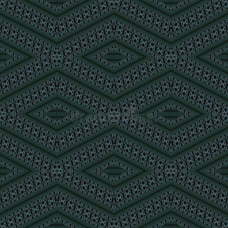 Seamless Pattern. Green Jacquard Mesh Lace Fabric Stock Illustration ...