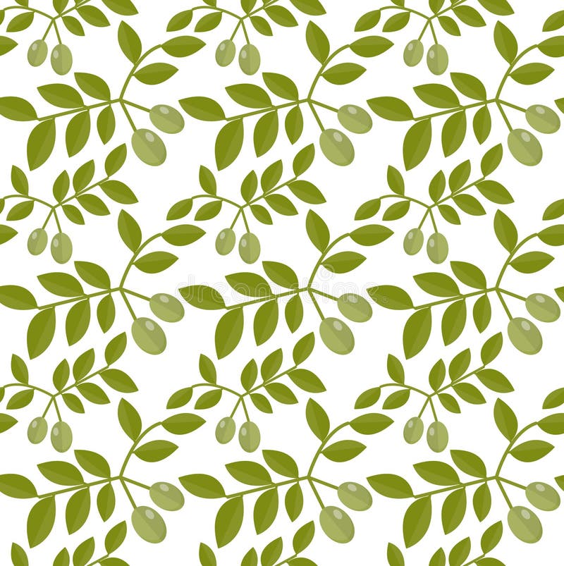 Seamless Pattern Green Olives, Olive Endless Background, Texture ...