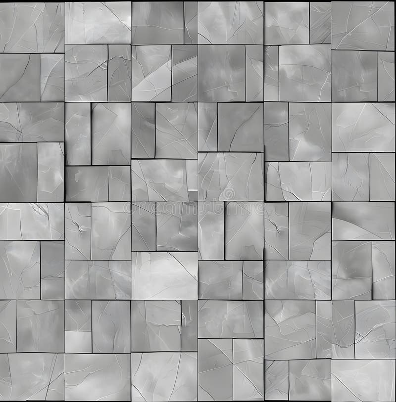 Seamless Grey Ceramic Tile Pattern - Modern Minimalist Stock ...