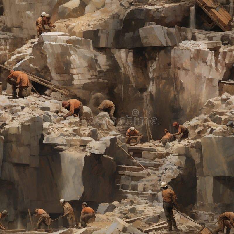 Seamless Pattern of Gustave Courbet S Art Stock Illustration ...