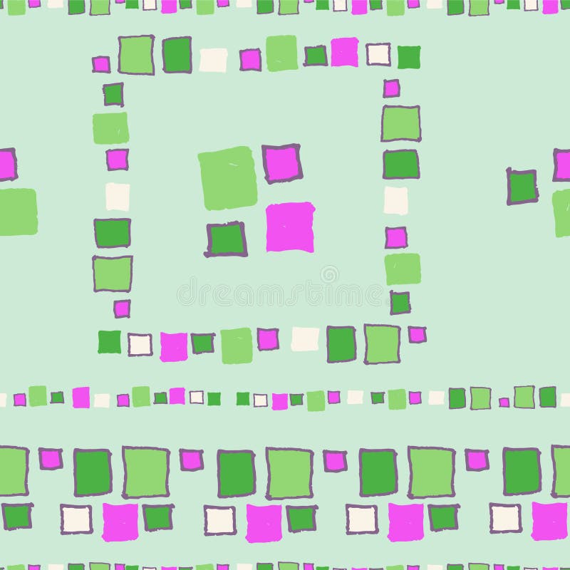 Seamless Pattern Grunge Cubes. Stock Vector - Illustration of cover ...