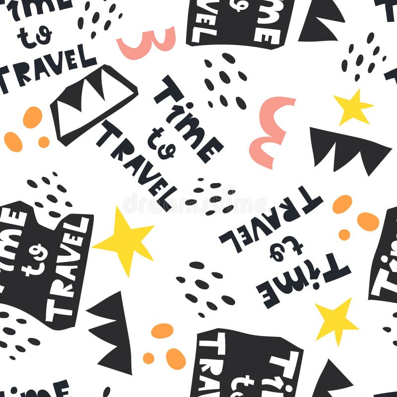 Seamless Pattern Time Travel Stock Illustrations – 1,881 Seamless ...