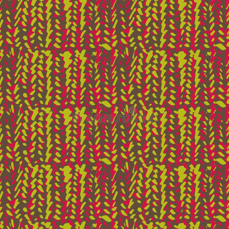 Seamless Pattern with Hand Drawn Abstract Knitting Texture. Stock ...