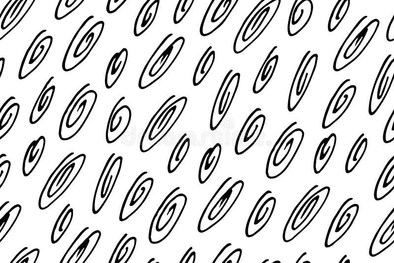 Seamless Pattern with Hand Drawn Abstract Shapes Stock Vector ...