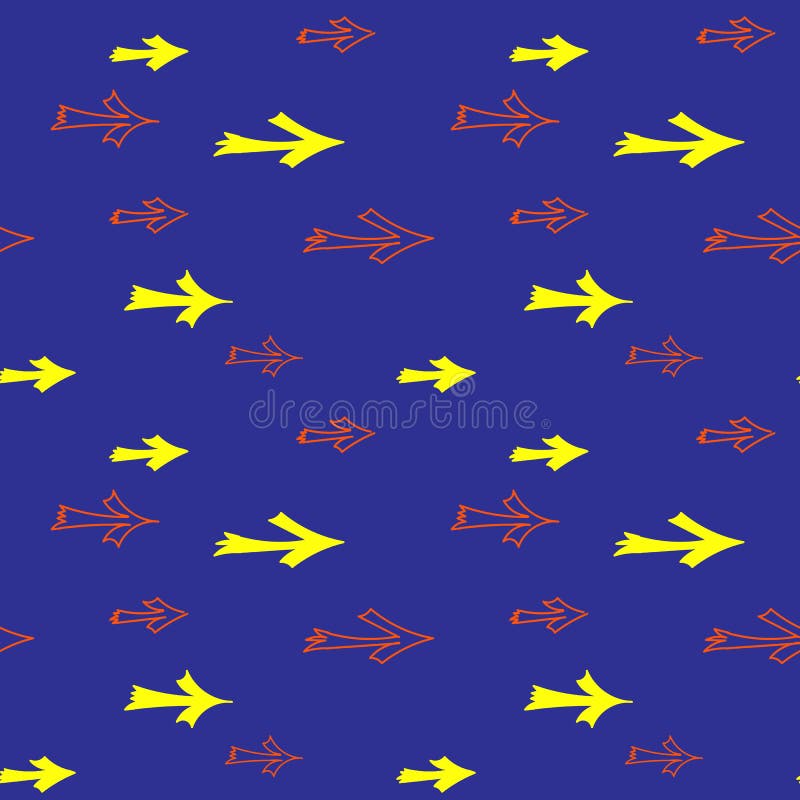 Seamless arrow pattern stock illustration. Illustration of background ...
