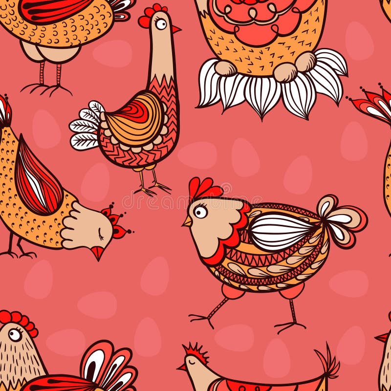 Seamless Pattern with Compasses Drawn with Floral Elements Stock Vector ...