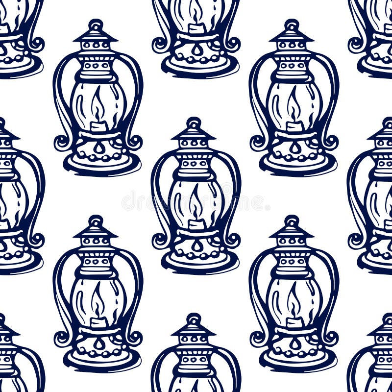 Lantern Packaging and Die-cut Pattern. Stock Vector - Illustration of ...