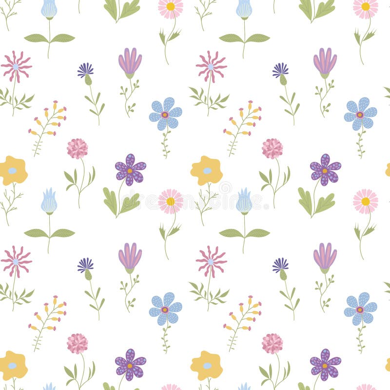 Seamless Pattern of Hand-drawn Colors Stock Vector - Illustration of ...