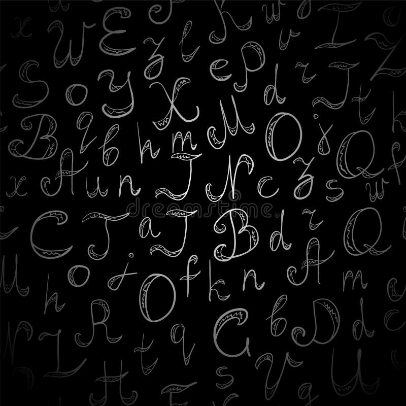 Seamless Pattern of Colorful Hand Drawn Doodle Symbols and Numbers ...