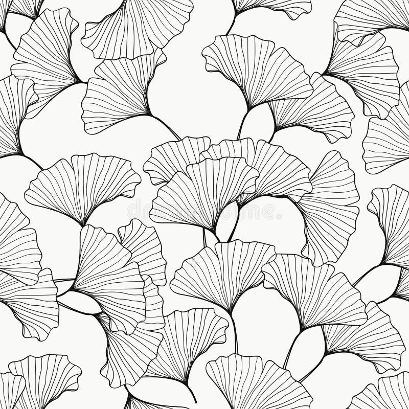 Drawing Gingko Leaf Stock Illustrations – 1,226 Drawing Gingko Leaf ...