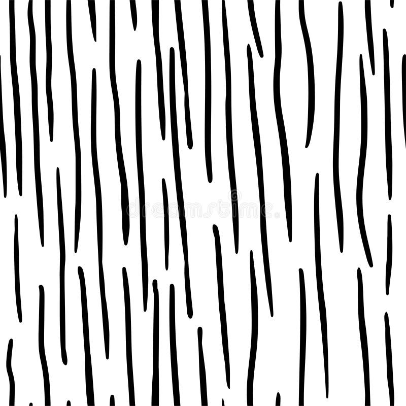 Seamless Pattern. Hand Drawn with Marker Lines, Straight Parallel ...