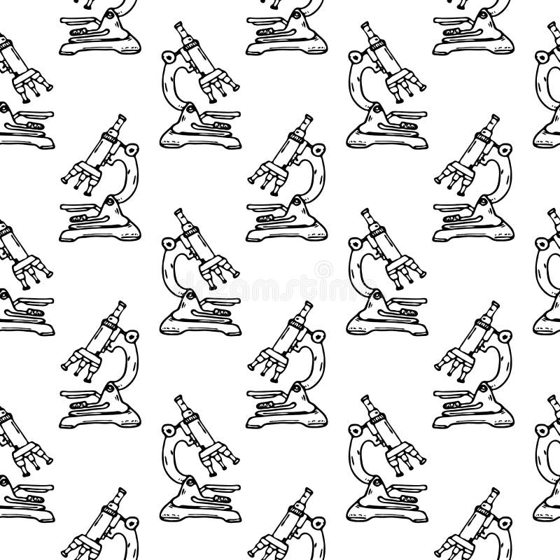 Black Sketch Drawing Microscope Stock Illustrations – 539 Black Sketch ...
