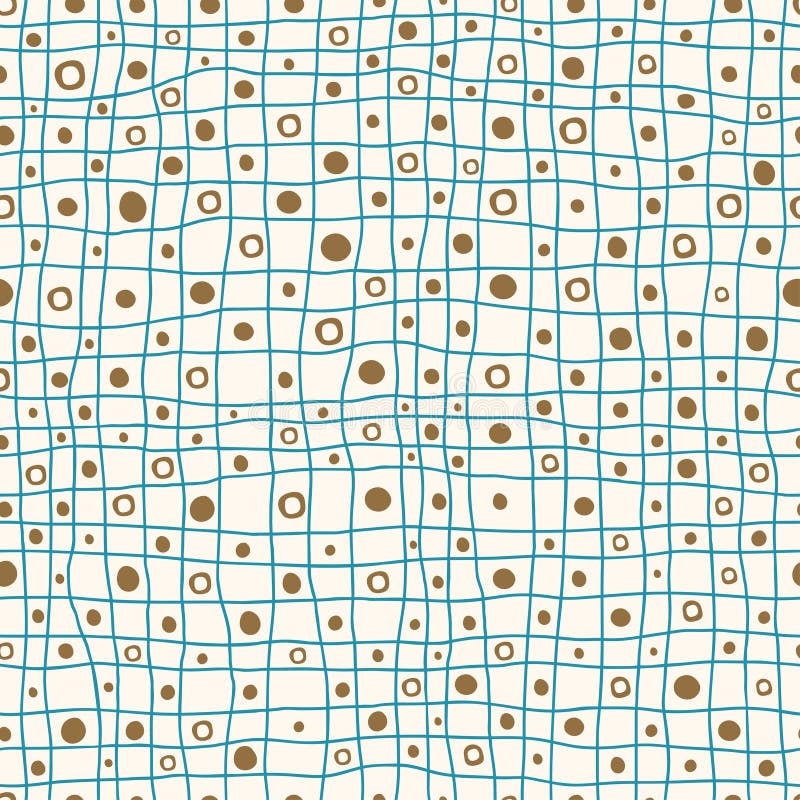Seamless Pattern of Hand Drawn Netting Structure a Stock Vector ...