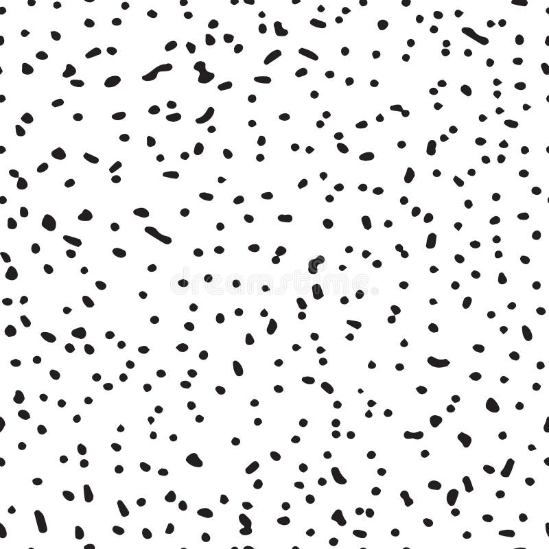 Seamless Pattern with Hand-drawn Sketch Dot. Stock Vector ...