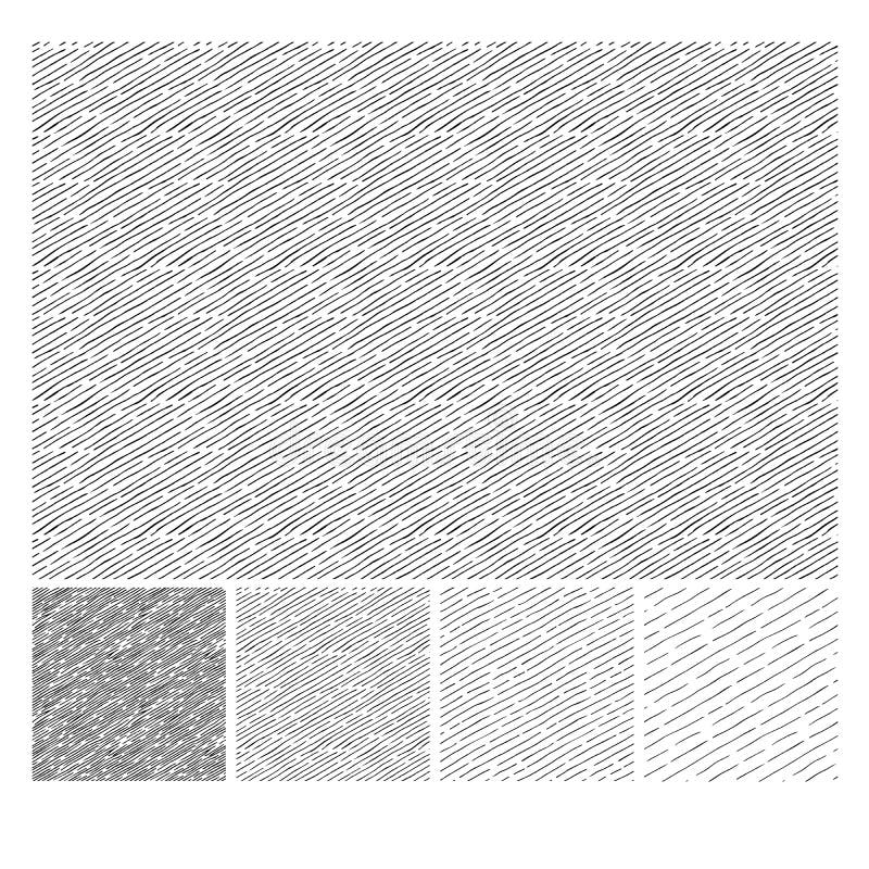 Simple Pattern of Inclined Hatching Grunge Texture Stock Vector ...
