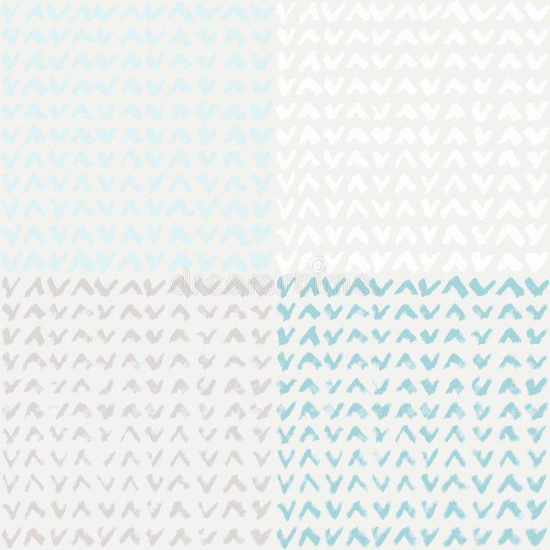 Seamless Pattern with Hand Drawn Ticks Stock Vector - Illustration of ...