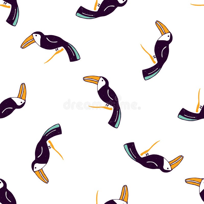 Seamless Pattern with Cute Chickens, Roosters for Easter Holidays Stock ...