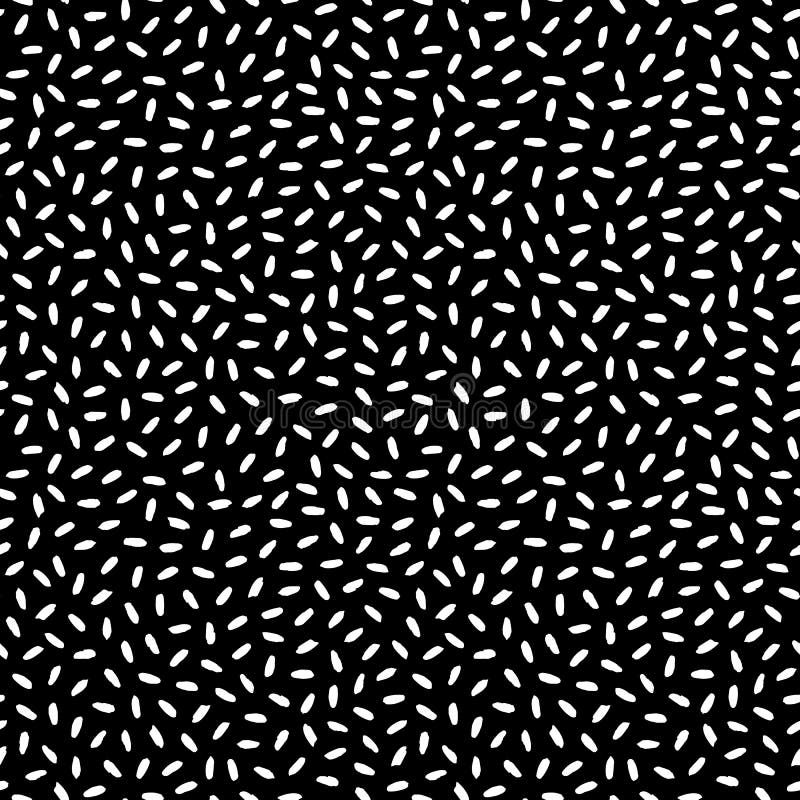 Seamless Pattern Hand Painted with Random Brush Strokes Stock Vector ...