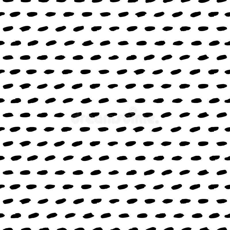 Seamless Pattern Hand Painted with Random Brush Strokes Stock Vector ...