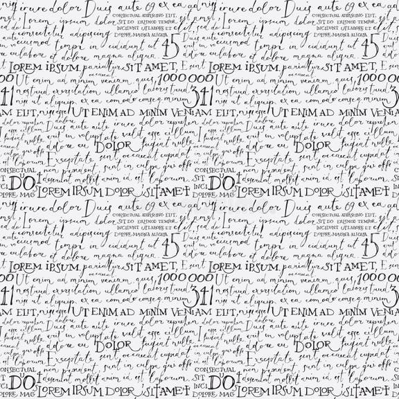 Seamless Pattern with Handwritten Text on Old Paper Backdrop Stock ...