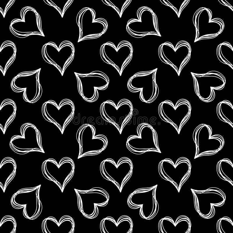 Seamless Pattern Heart Shape.Design Print Fabric Textile Stock ...
