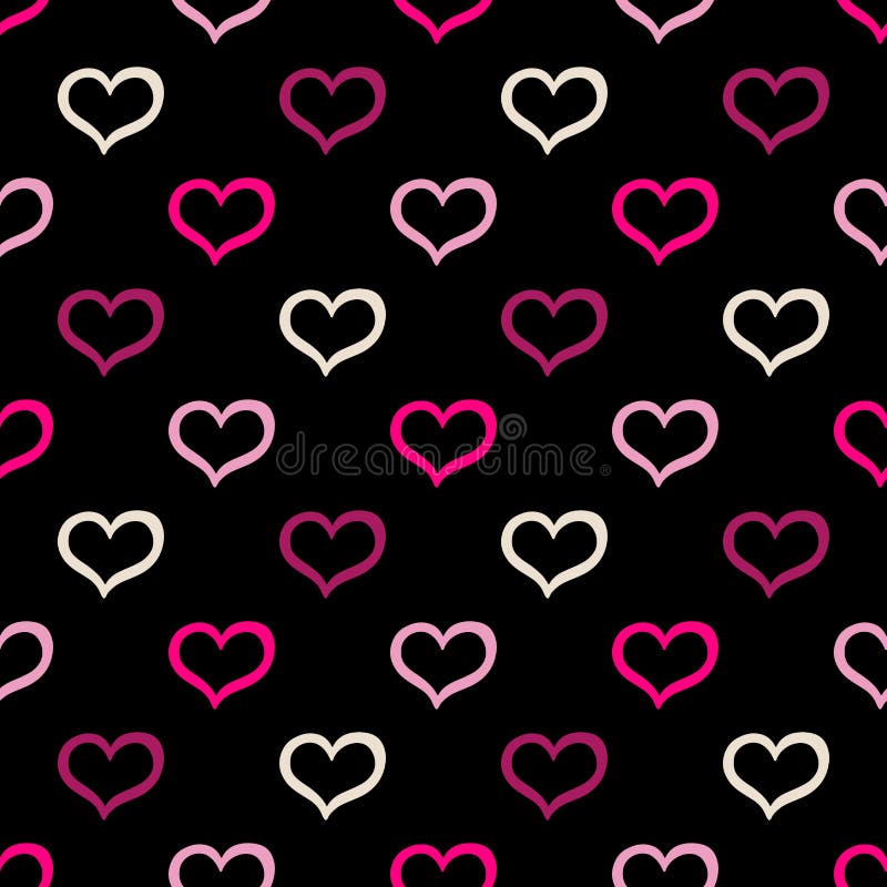 Seamless Pattern Heart Shape.Design Print Fabric Textile Stock ...