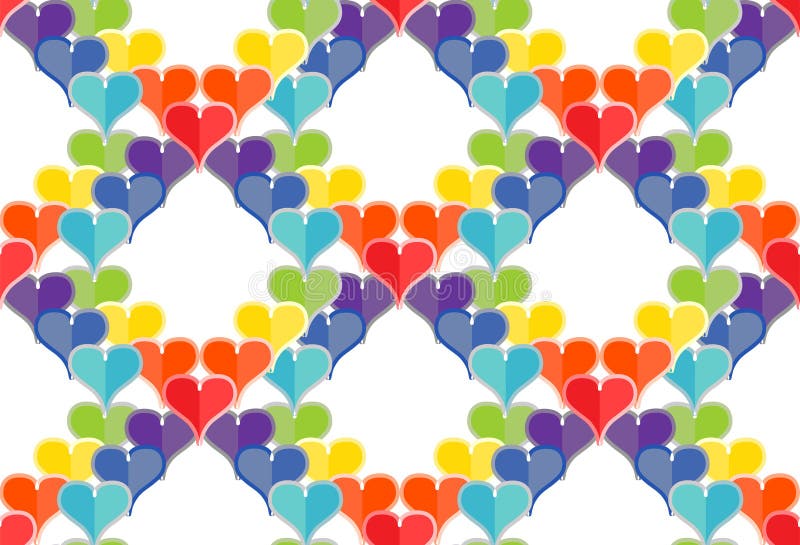 Seamless Pattern of Colorful Hand Drawn Doodle Symbols and Numbers ...