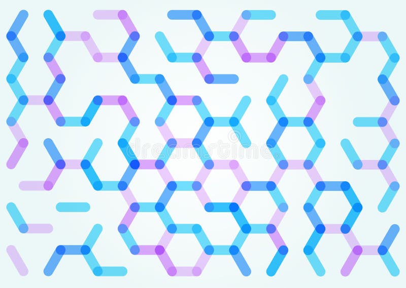 Seamless Pattern of the Hexagonal Net Stock Vector - Illustration of ...