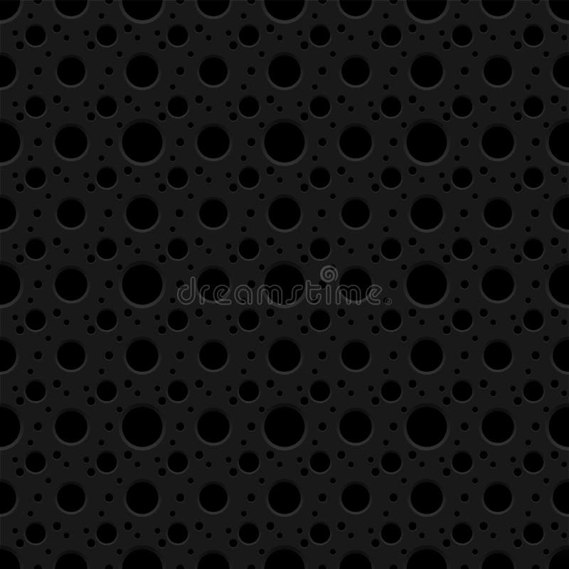 Seamless Pattern with Holes. Vector Background Illustration Stock ...