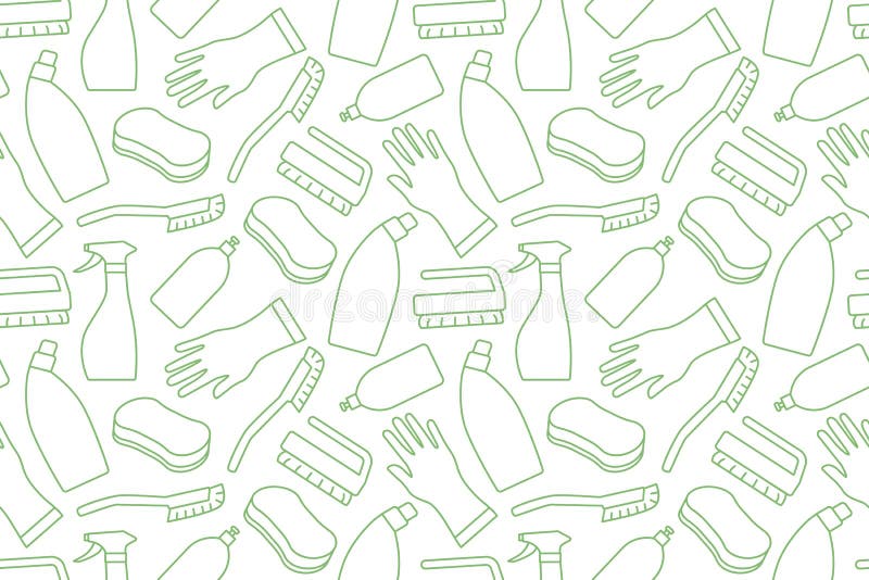 Cleaning Products Pattern Stock Illustrations – 248 Cleaning Products ...