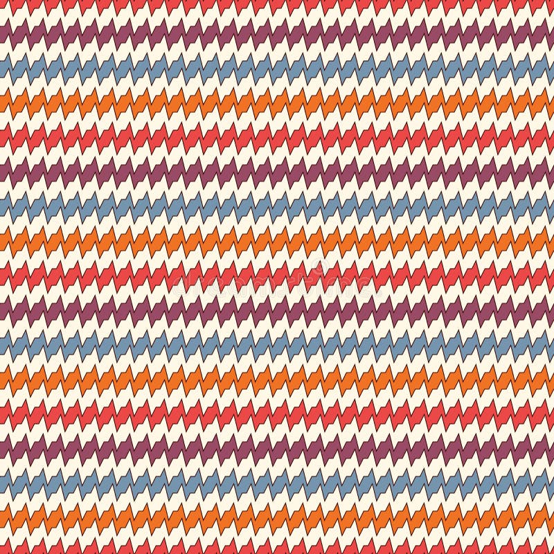 Seamless Pattern with Horizontal Jagged Lines. Repeated Sharp Edges ...
