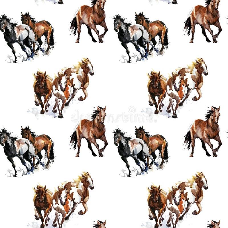 Mustang running stock vector. Illustration of equestrian - 28446777